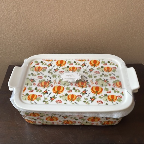 Dining | Grace Pantry Pumpkins Rectangular Porcelain Casserole Baking ...